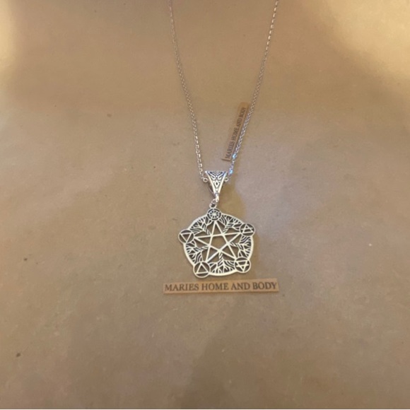 Jewelry | Tree Of Life Pentagram Five Elements Necklace Unisex Jewelry ...